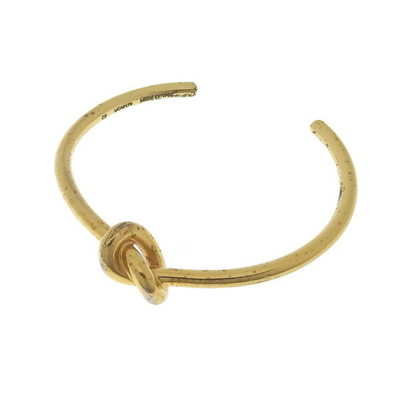 Celine | Jewelry | Celine Celine Knot Extra Thin Bracelet Bangle Gold ...
